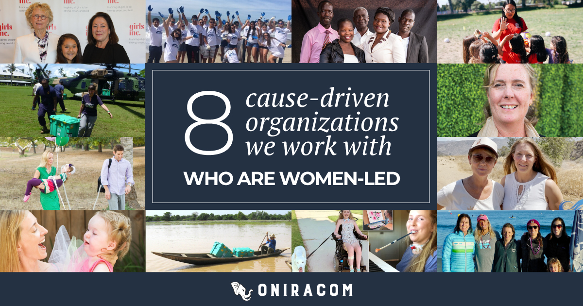 8 Cause-Driven Organizations We Work with Who Are Women-Led - Oniracom